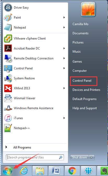 Windows 7 account - create, change, delete